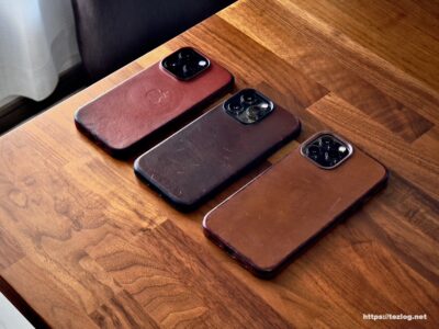 iPhone おすすめ レザーケース 6種。革のエイジングによる経年変化の様子とケア用品も紹介。 | Tezlog