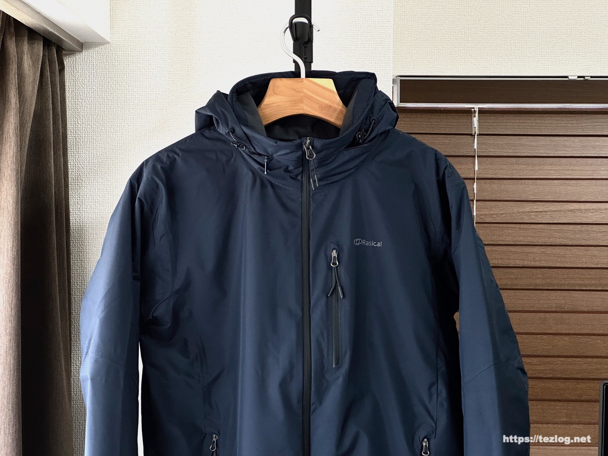 RASICAL フェアリーノヴァ2 ジャケット レビュー。ライトアウターの見た目でしっかり防寒。万能ハイテクウェア。 | Tezlog