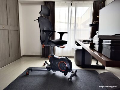 FlexiSpot フィットネスチェア V6 レビュー | デスクチェアと一体化したエアロバイクが超快適！ | Tezlog