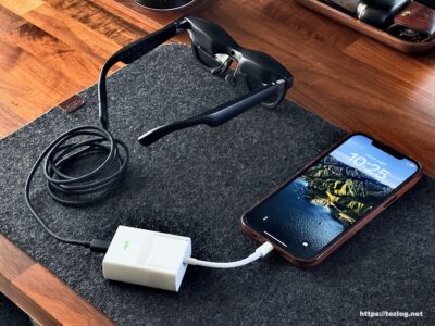 XREAL Air (NREAL Air) レビュー。気軽に使える・持ち運べるARグラス。Mac・iPhone・iPadで使う。 | Tezlog